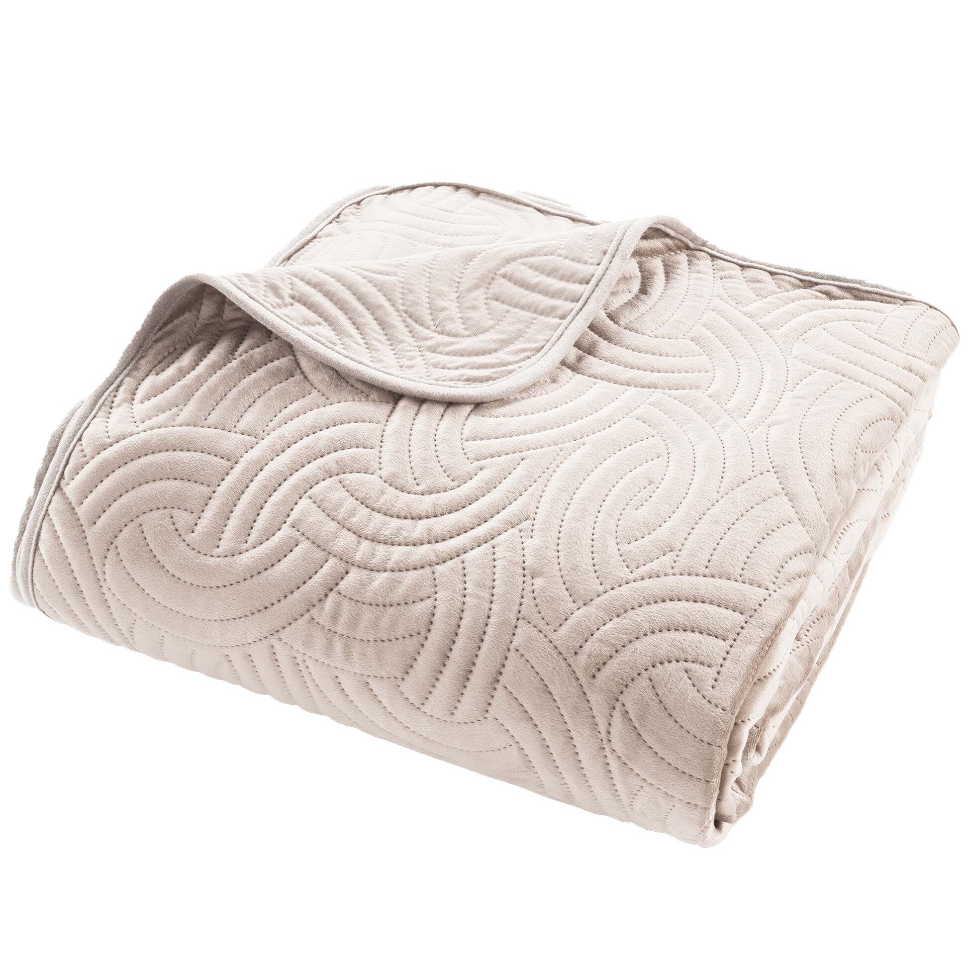 Couverture de lit et 2 taies d'oreiller, 220 x 240 cm, Douceur d ...