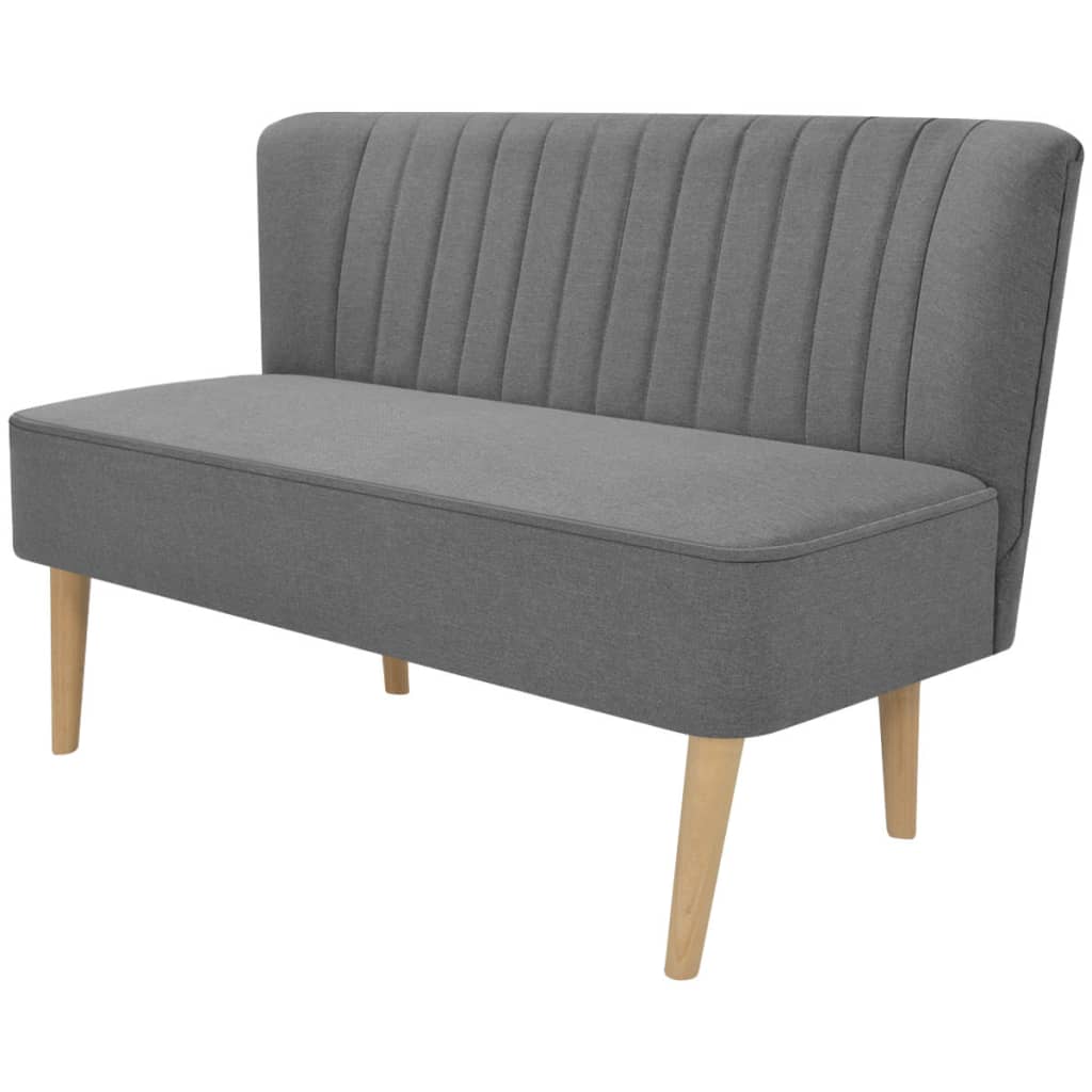 VidaXL Sofá de tela gris claro 117x55,5x77 cm | Leroy Merlin