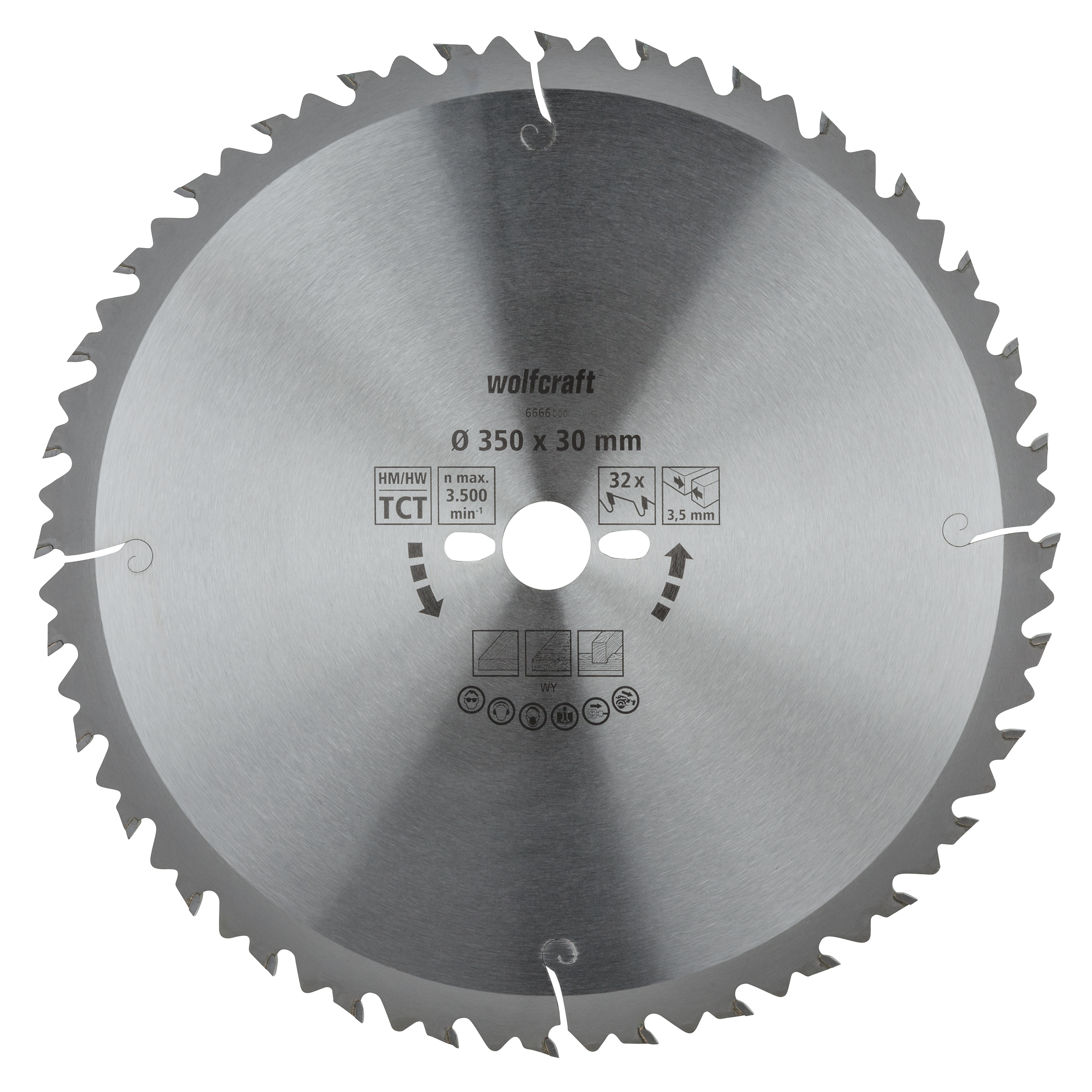 Lame de Scies Circulaires sur Table - 32 Dents et Diamètre 350 mm ...