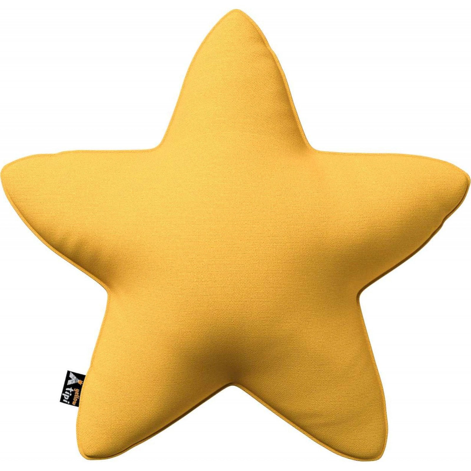 Coussin étoile Happiness 52 x 15 x 52 cm Jaune Ensoleillé | Leroy Merlin