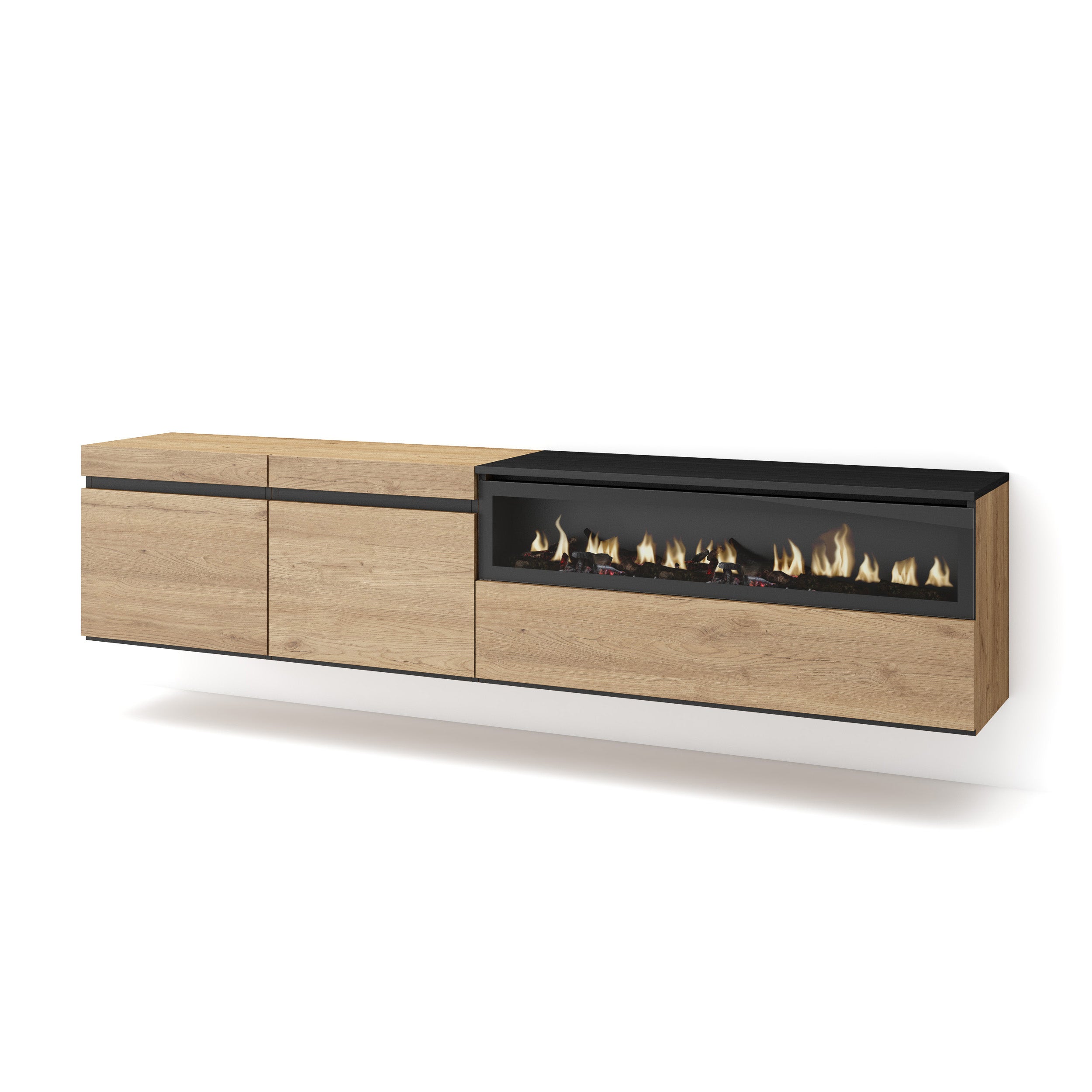 Amueblate Online, Meuble TV, Banc Télé, Grand espace de Rangement, Pour ...