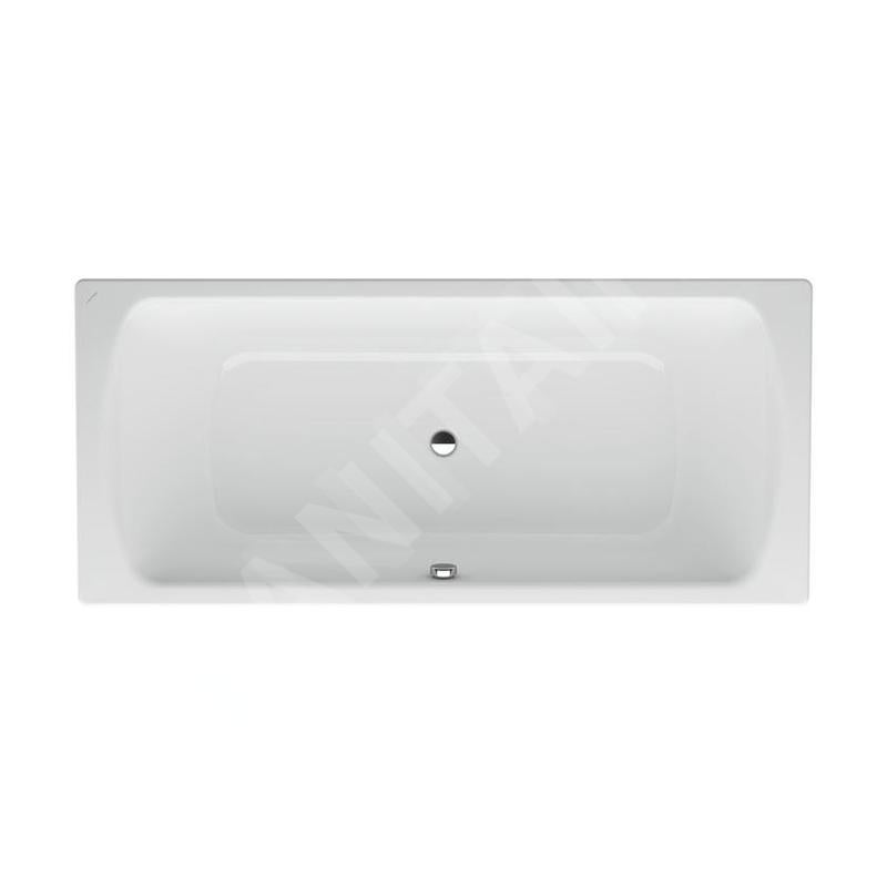 Laufen Moderna Plus - Baignoire encastrée en acier 1800x800 mm, blanc ...