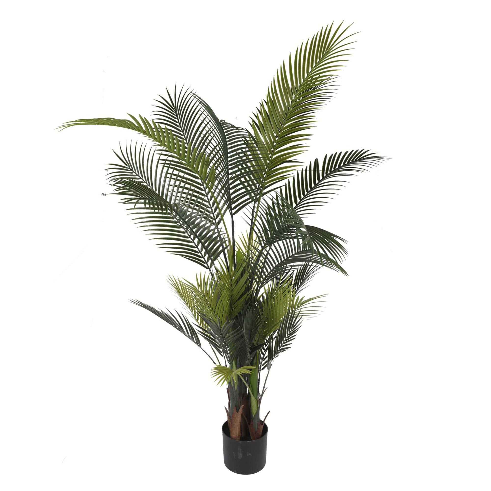 WELLHOME Palmera Artificial en Maceta 110x100x160 cm | Leroy Merlin
