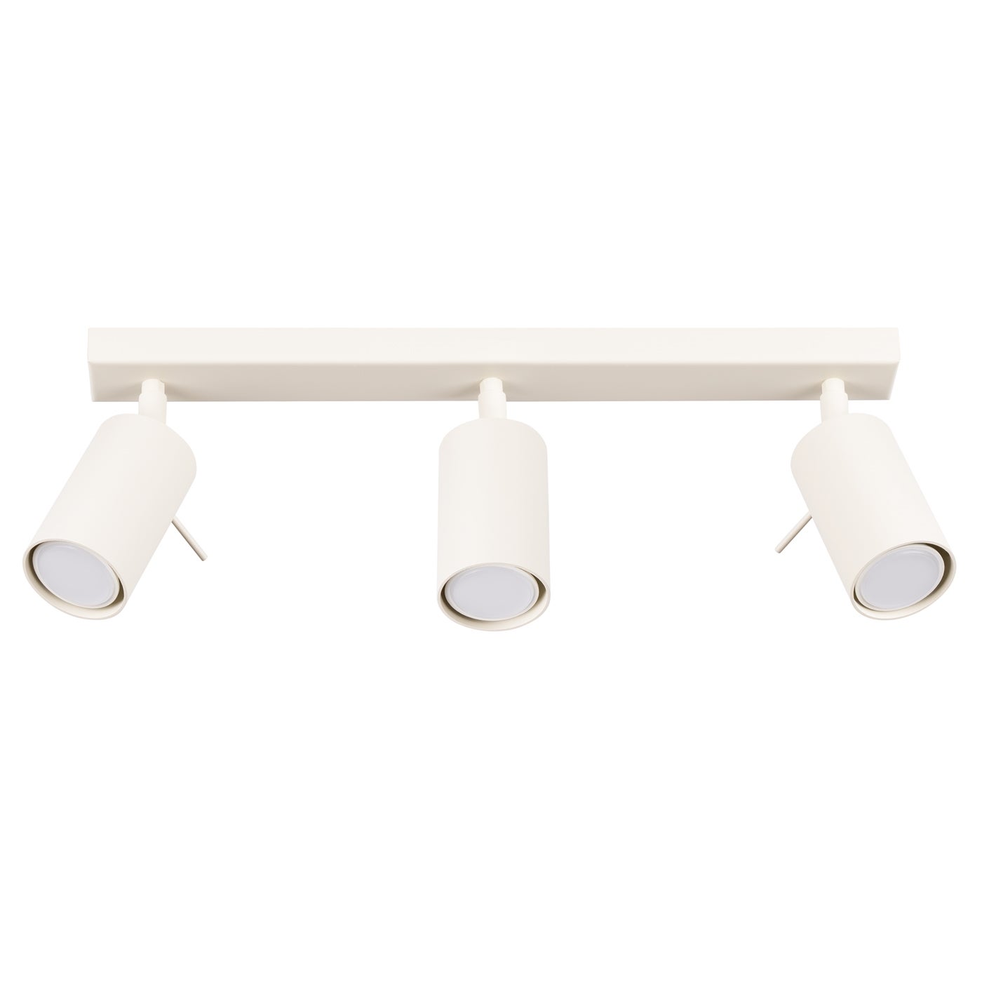 Plafonnier barre beige 45 cm 3 spots GU10 Pure Lume | Leroy Merlin