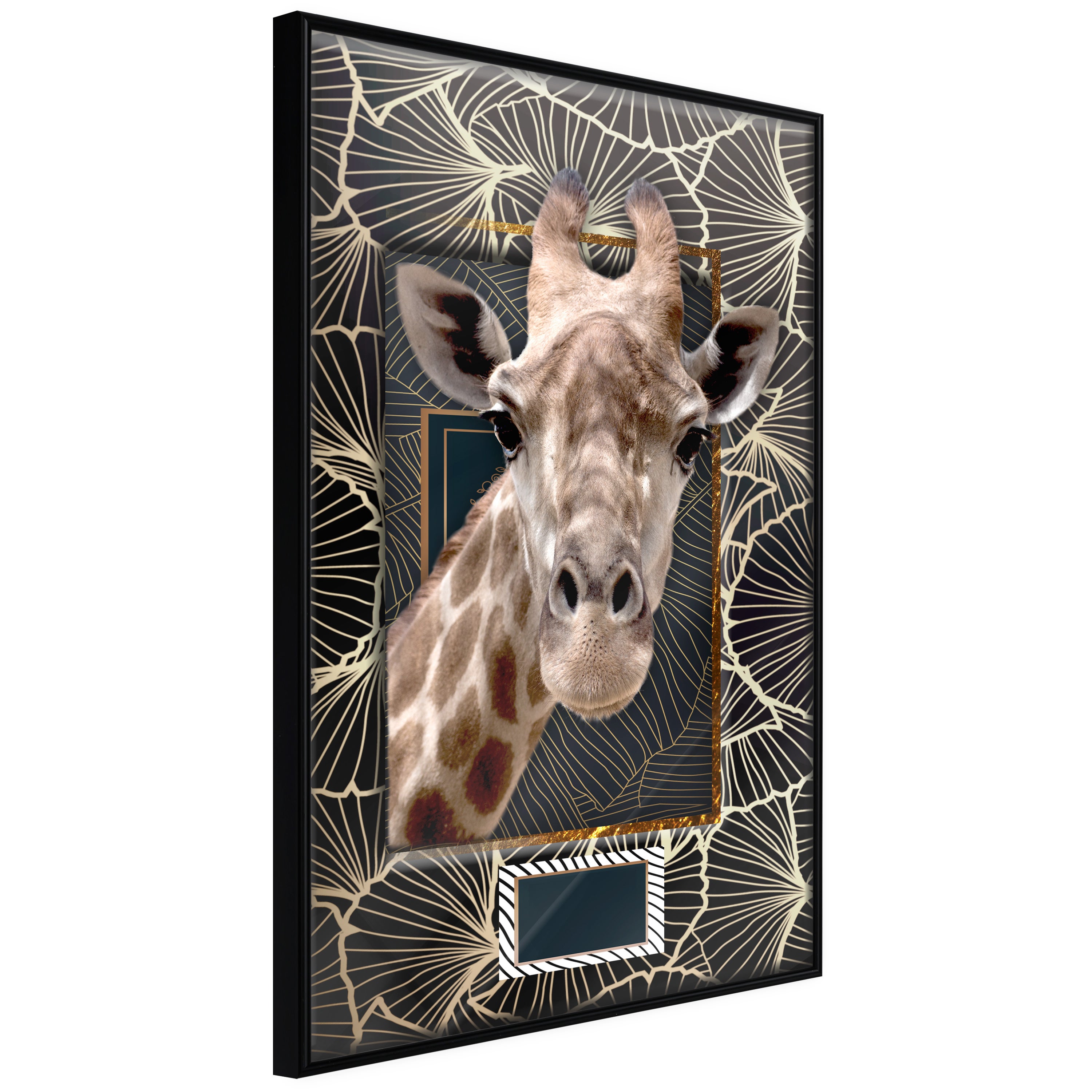 Poster et affiche - Giraffe in the Frame - 40x60 | Leroy Merlin