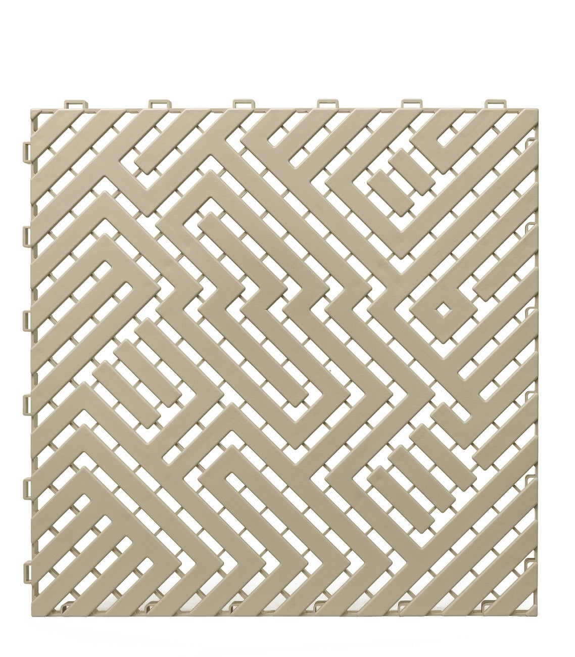 Dalle de sol clipsable pour garage (50x50x2,1cm) en Polypropylène ...