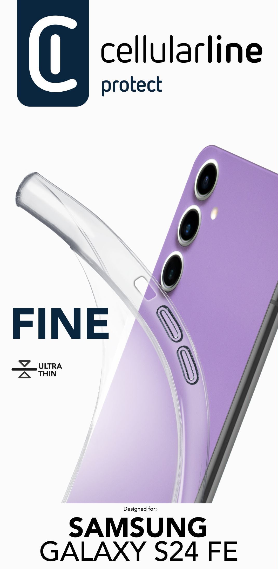 Coque de protection transparente pour Galaxy AI S24 FE FINE | Leroy Merlin