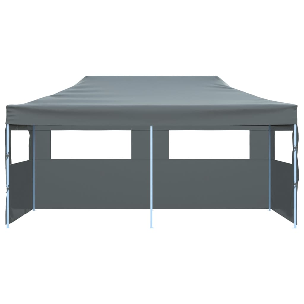 Tente pliante pop-up avec parois latérales 3x6 m anthracite - COMFORTXL ...