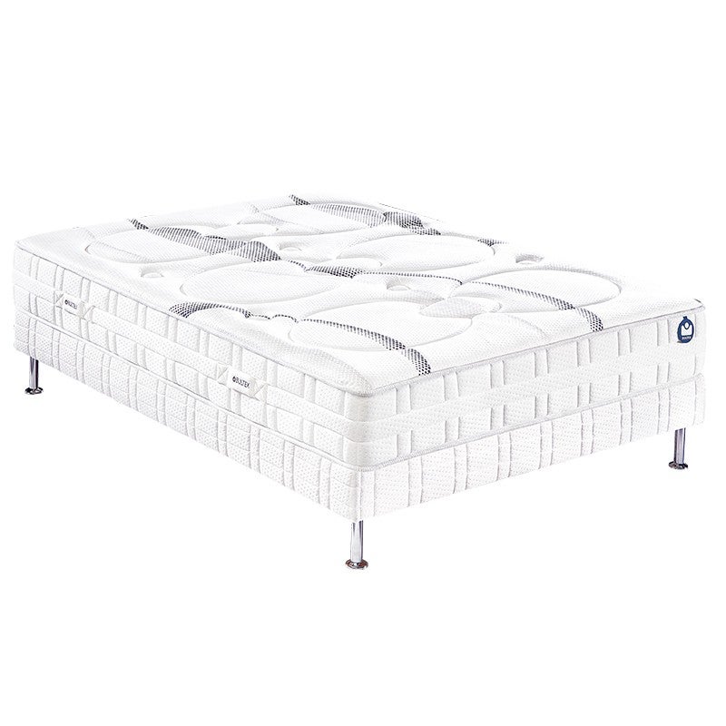 Ensemble Bultex CLEARNESS, Sommier Confort Morphologique Bi-Lattes ...