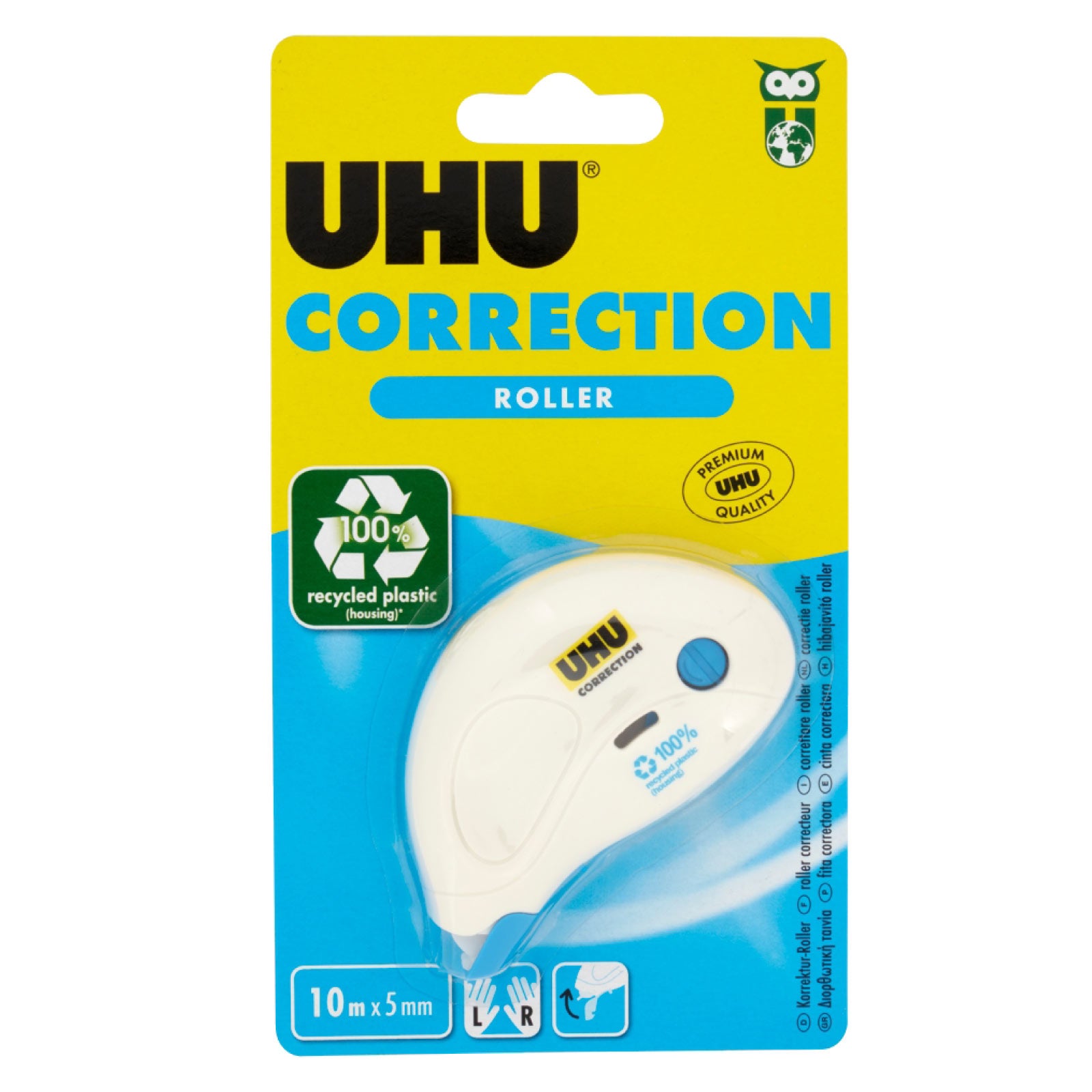 UHU Correction Roller Correttore a Nastro - Roller da 10 Metri | Leroy ...