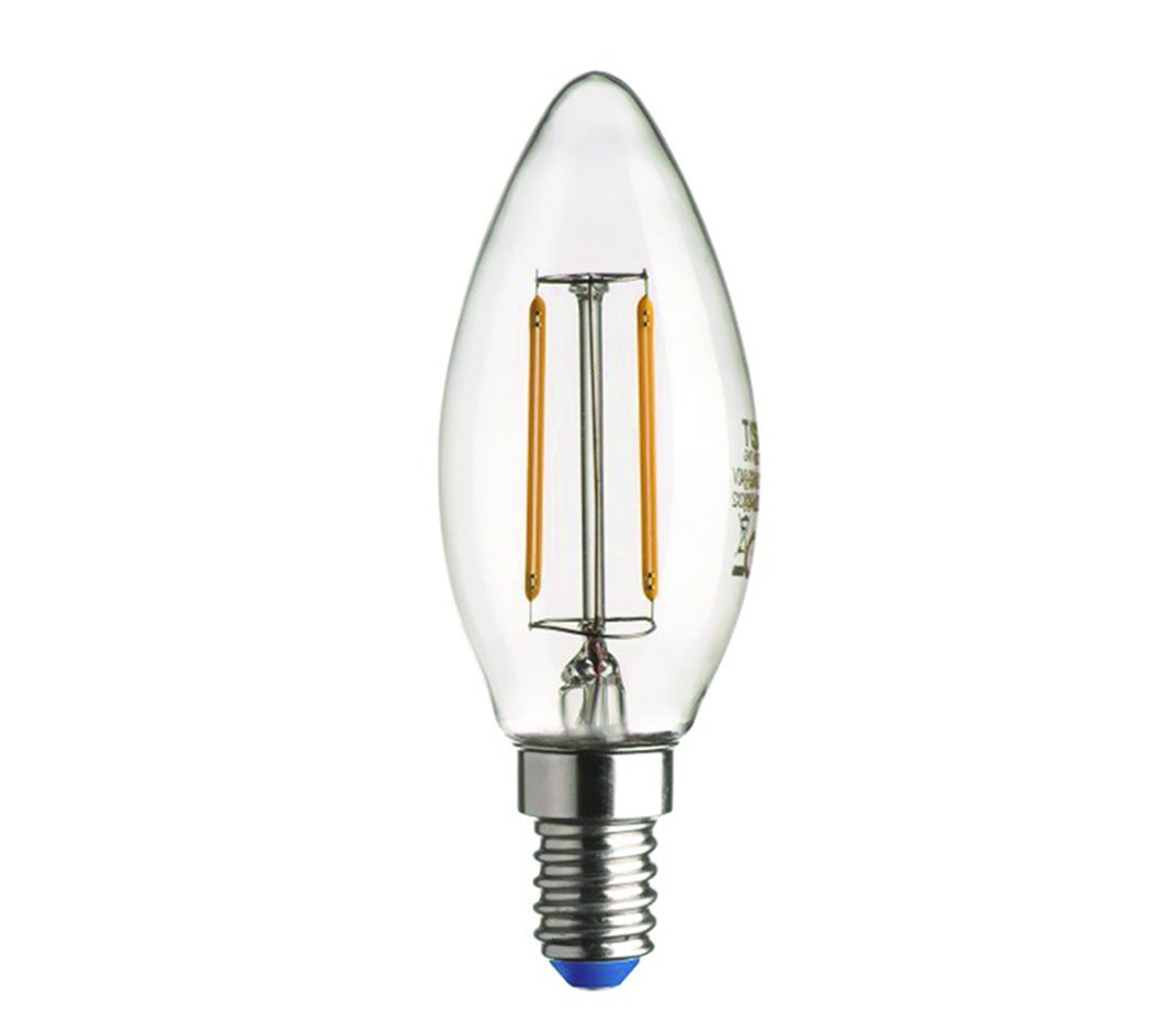 Lámpara LED Olive Stick E14 W4 2700°K Shot | Leroy Merlin