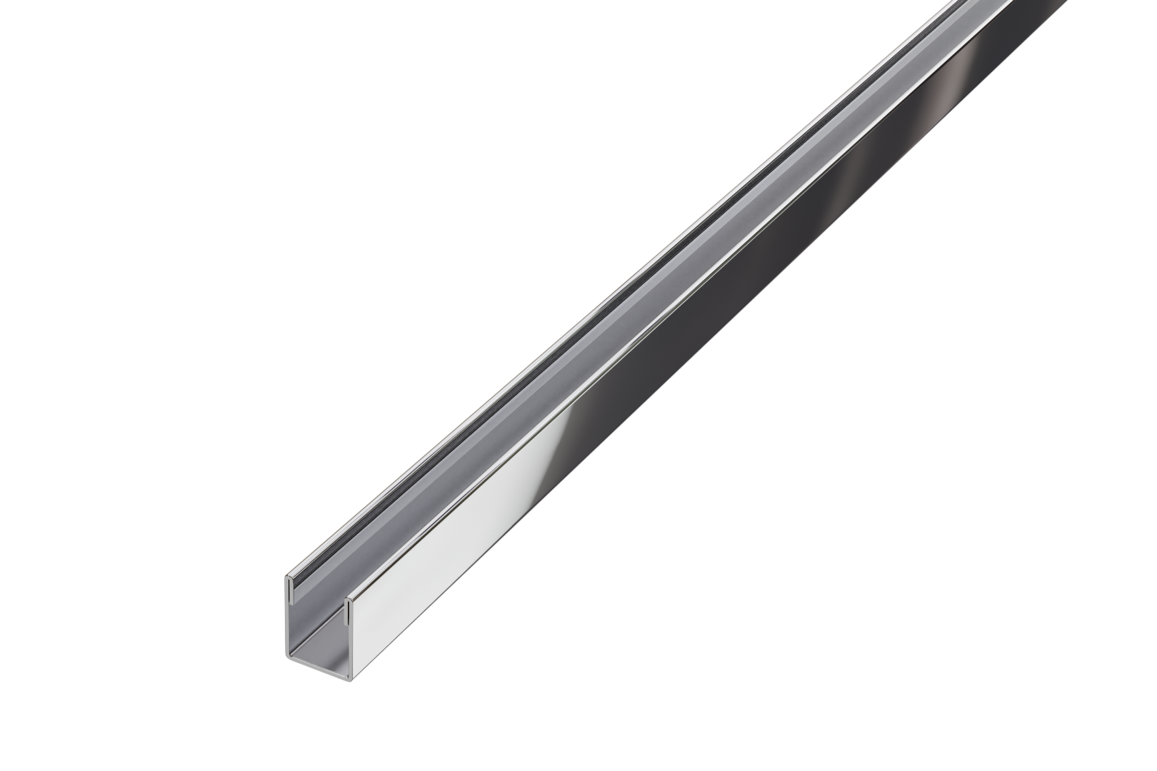 Profilé inox LM pour montage verre de douche 8-10mm épaisseur 11mm x ...