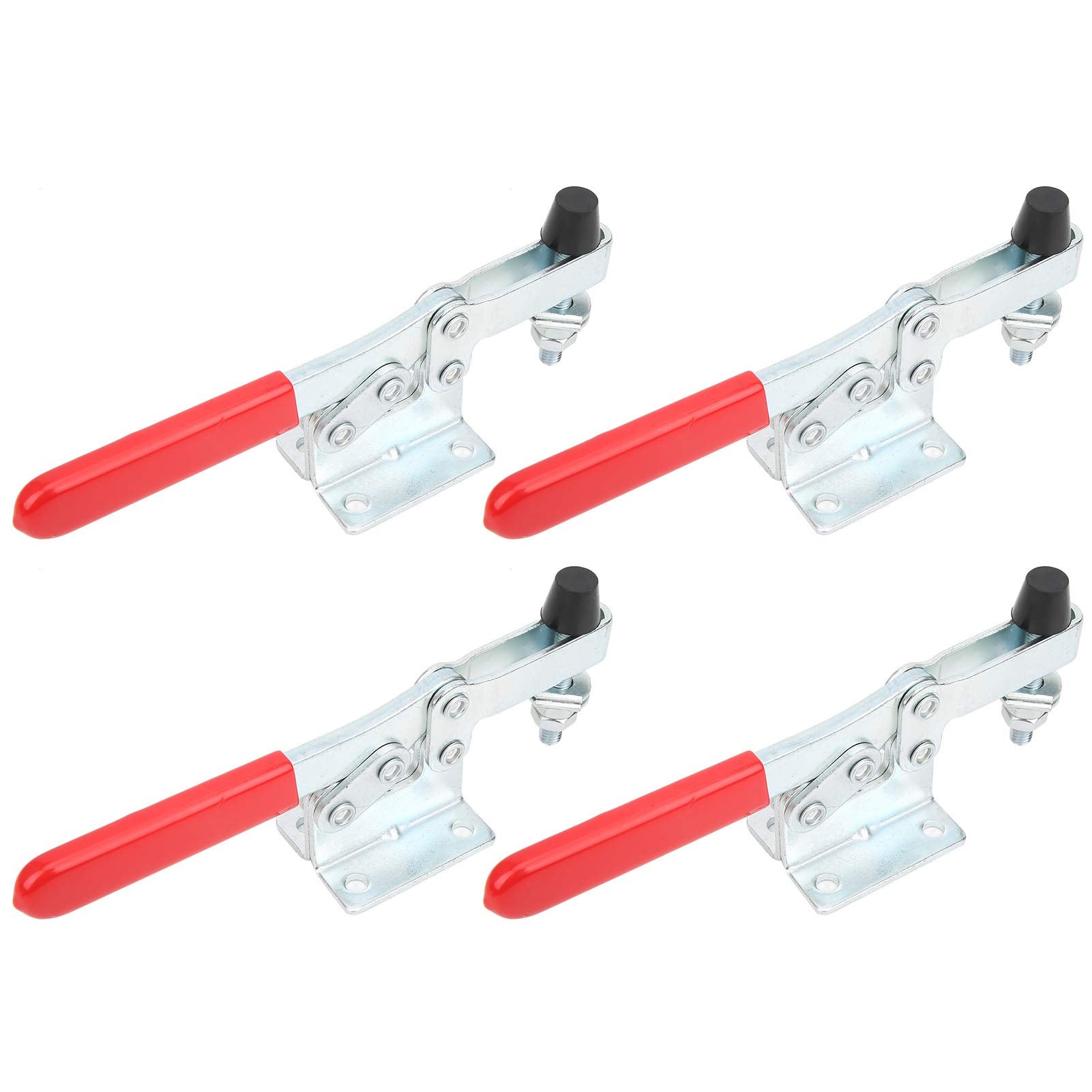 Lot de 4 pinces à bascule rapides à tige droite fixe pour outils de serrage de meulage verticaux ...