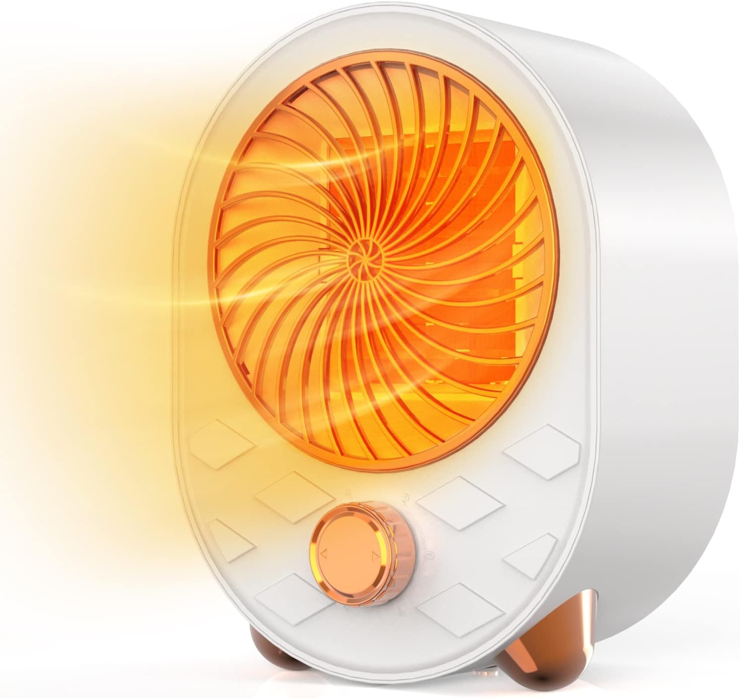 Calefactor cerámico con ventilador, 1000W, calentador eléctrico ...