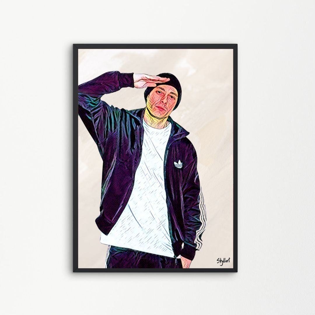 Poster Fabri Fibra rapper - 30 x 42 cm Made in Italy | Leroy Merlin