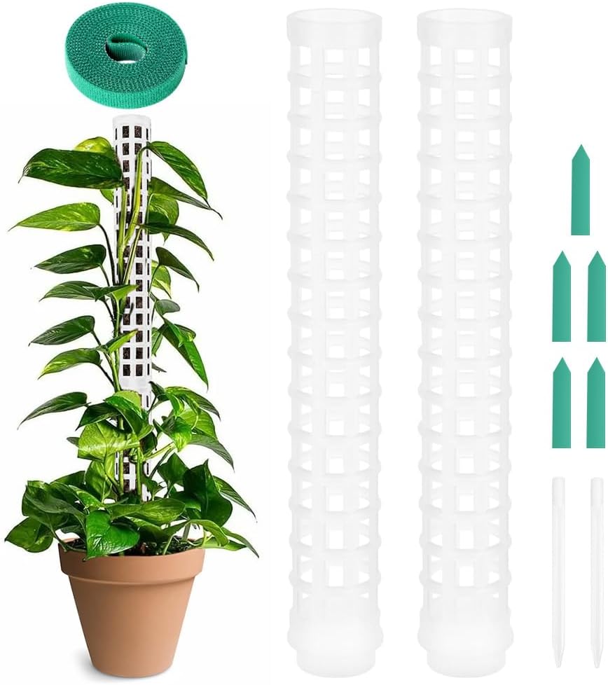 Tuteur Monstera, 2pcs Poteau de Plante grimpante en Pot, Tuteur Plante ...