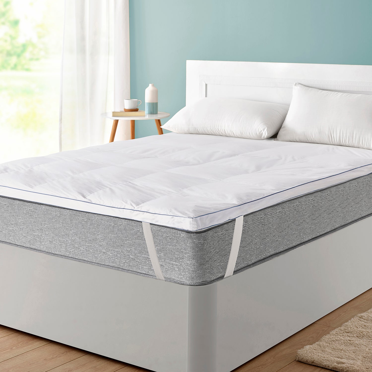 Topper en plumes - Comfort 140x190 / 200cm Pikolin Home | Leroy Merlin