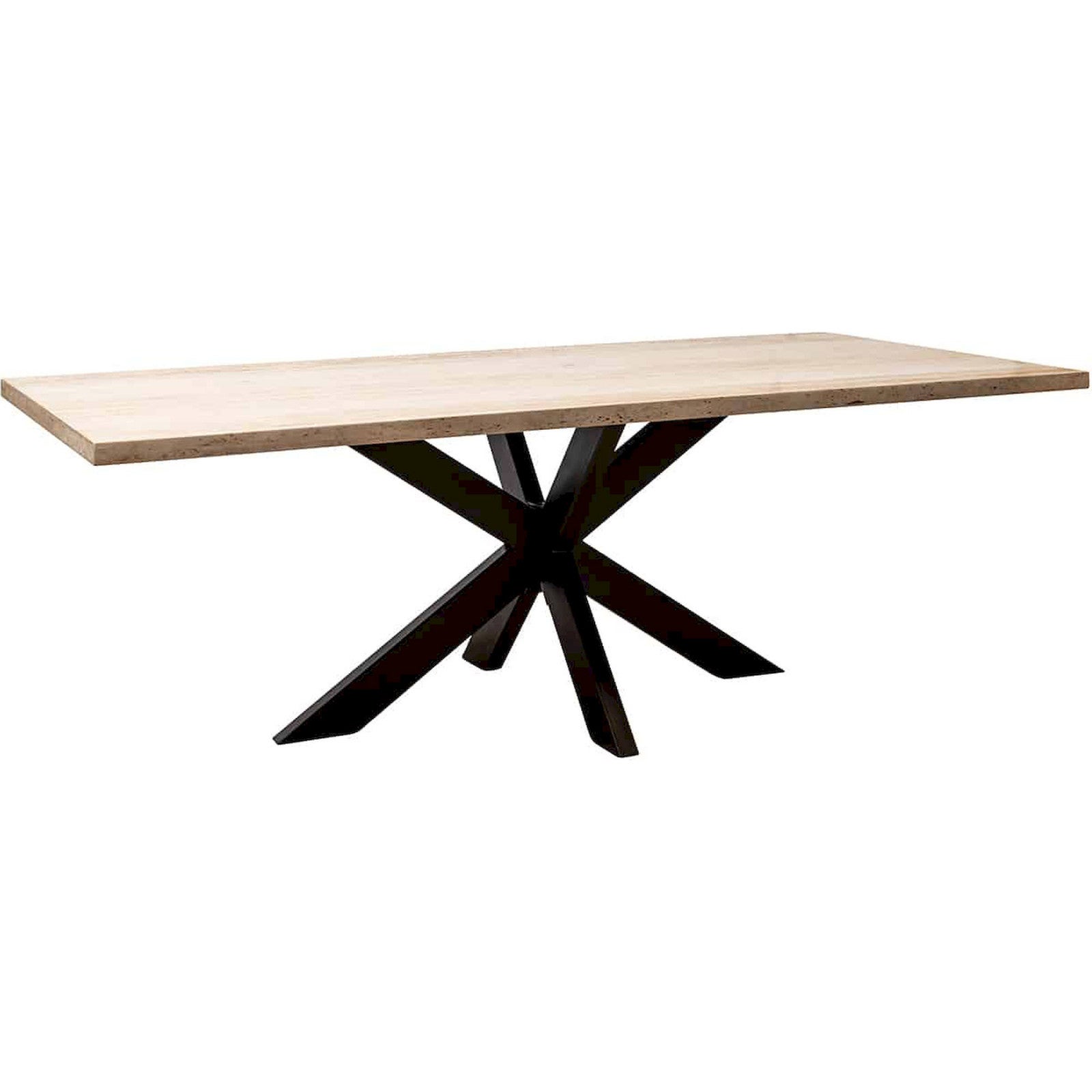 Table à Manger Rectangle Élégance 230 230 x 100 x 76 cm Bois clair et ...