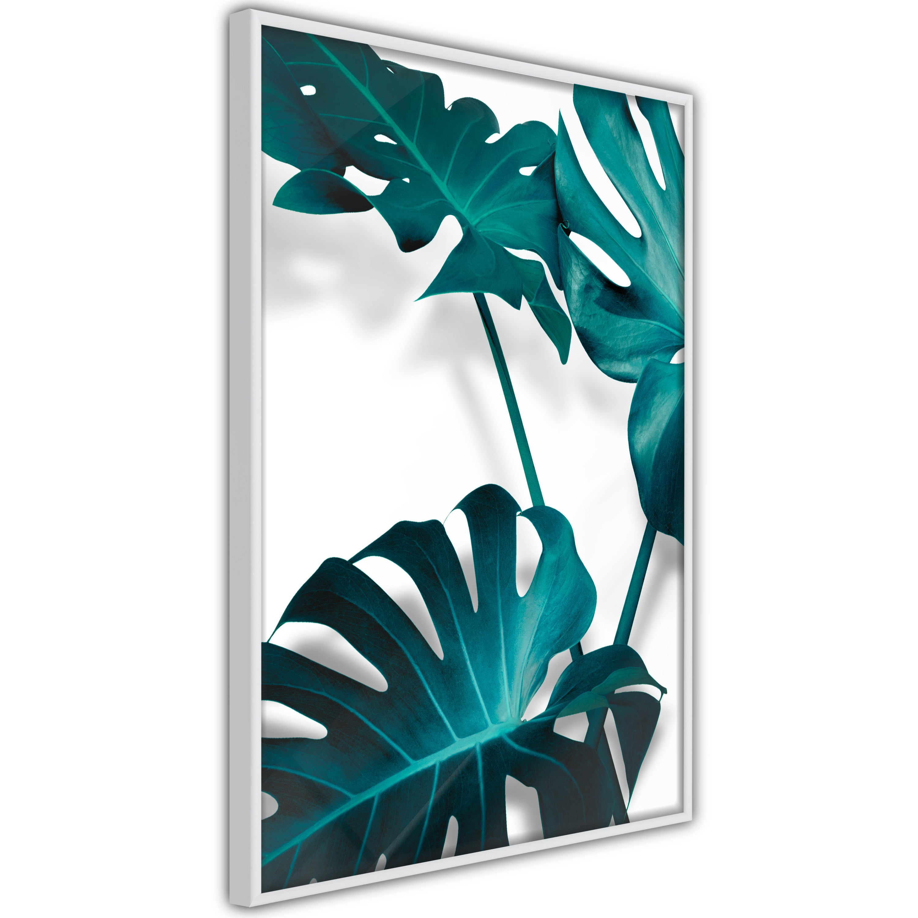 Poster et affiche - Turquoise Monstera II - 20x30 | Leroy Merlin