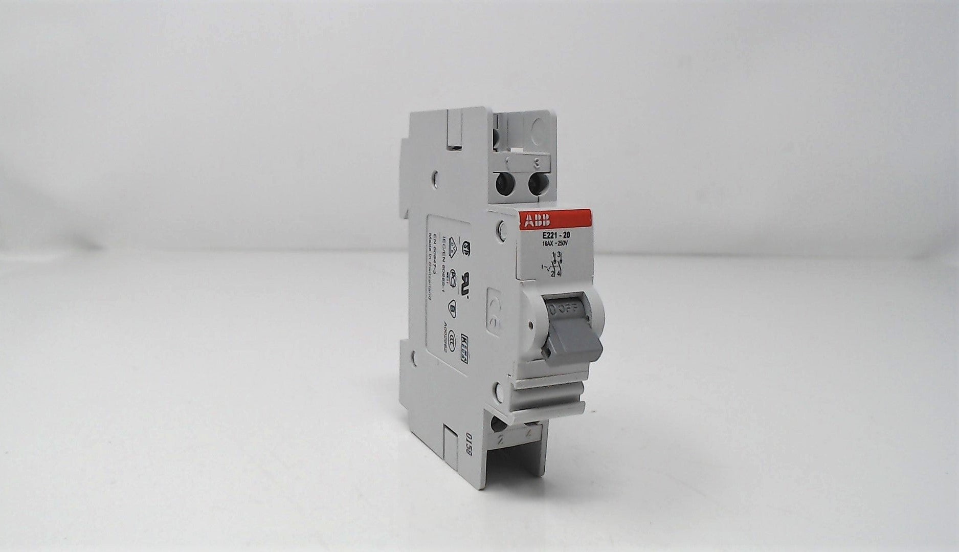 Abb e221-20 interruttore unipolare 2p 16a ef 903 8 | Leroy Merlin