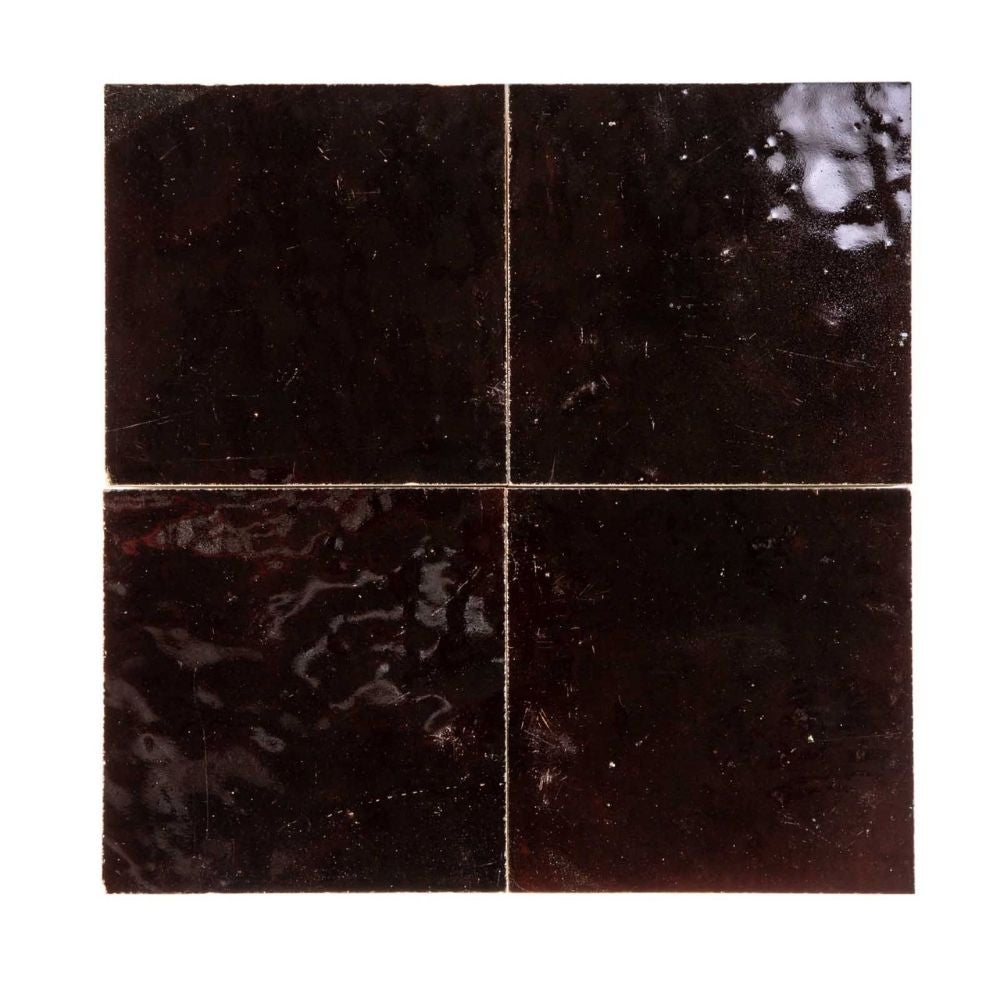 Zellige Marocain - 10x10 cm - Carrelage mur - Terre De Zellige 10x10 cm ...