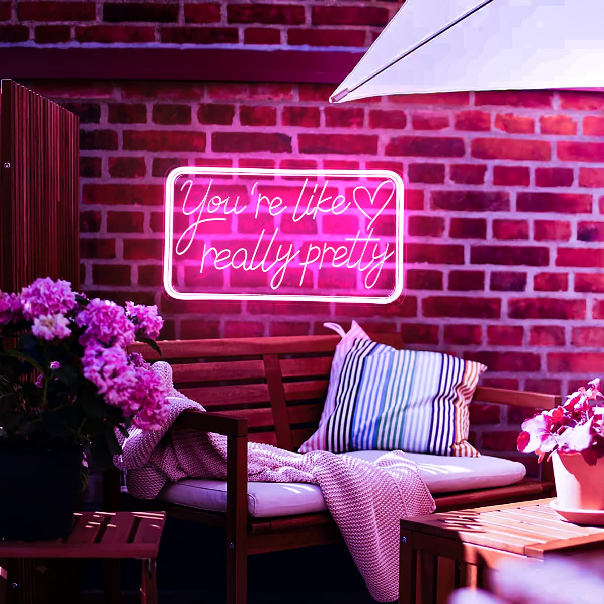 Enseigne au néon LED 40*22cm, vous êtes une très belle enseigne au néon ...