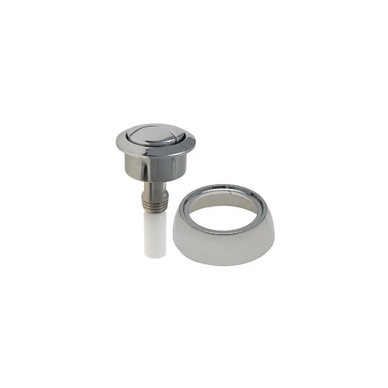 Bouton double poussoir chromé pour modèle 36A Skipper SIAMP. | Leroy Merlin