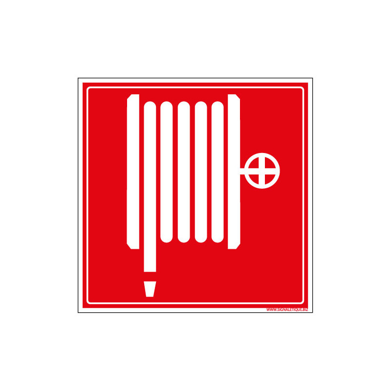 PANNEAU INCENDIE RIA LANCE ANTI 350 x 350 mm Matière Aluminium | Leroy ...