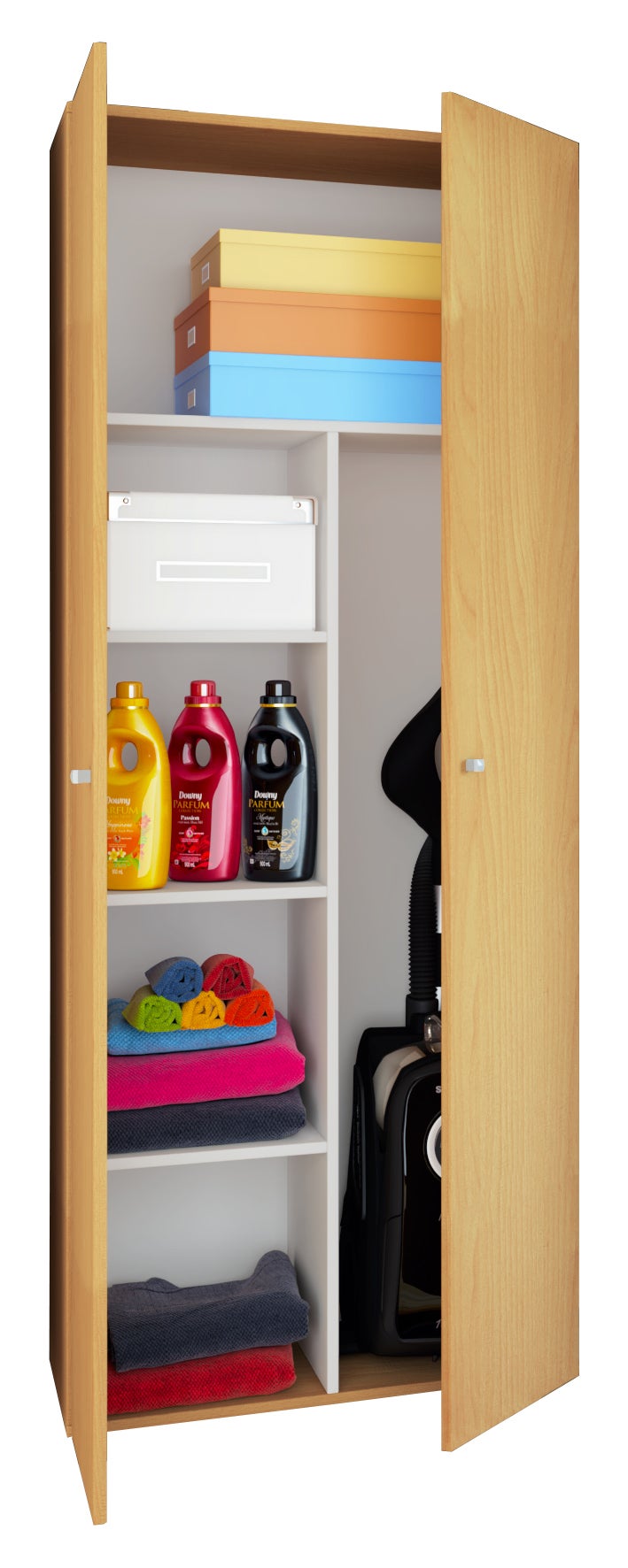 Armoire à balais en bois Armoire de nettoyage Vandol | Leroy Merlin