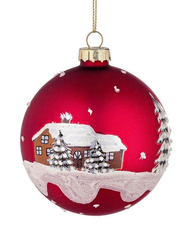 12x Sfera Vt Village Rojo D80 | Leroy Merlin