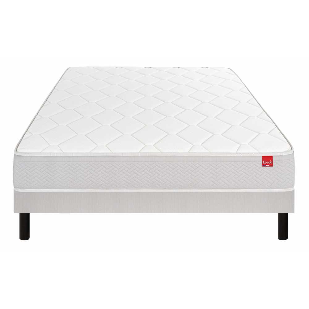Ensemble Epeda Itinéraire + Sommier Confort Medium 140x200 | Leroy Merlin