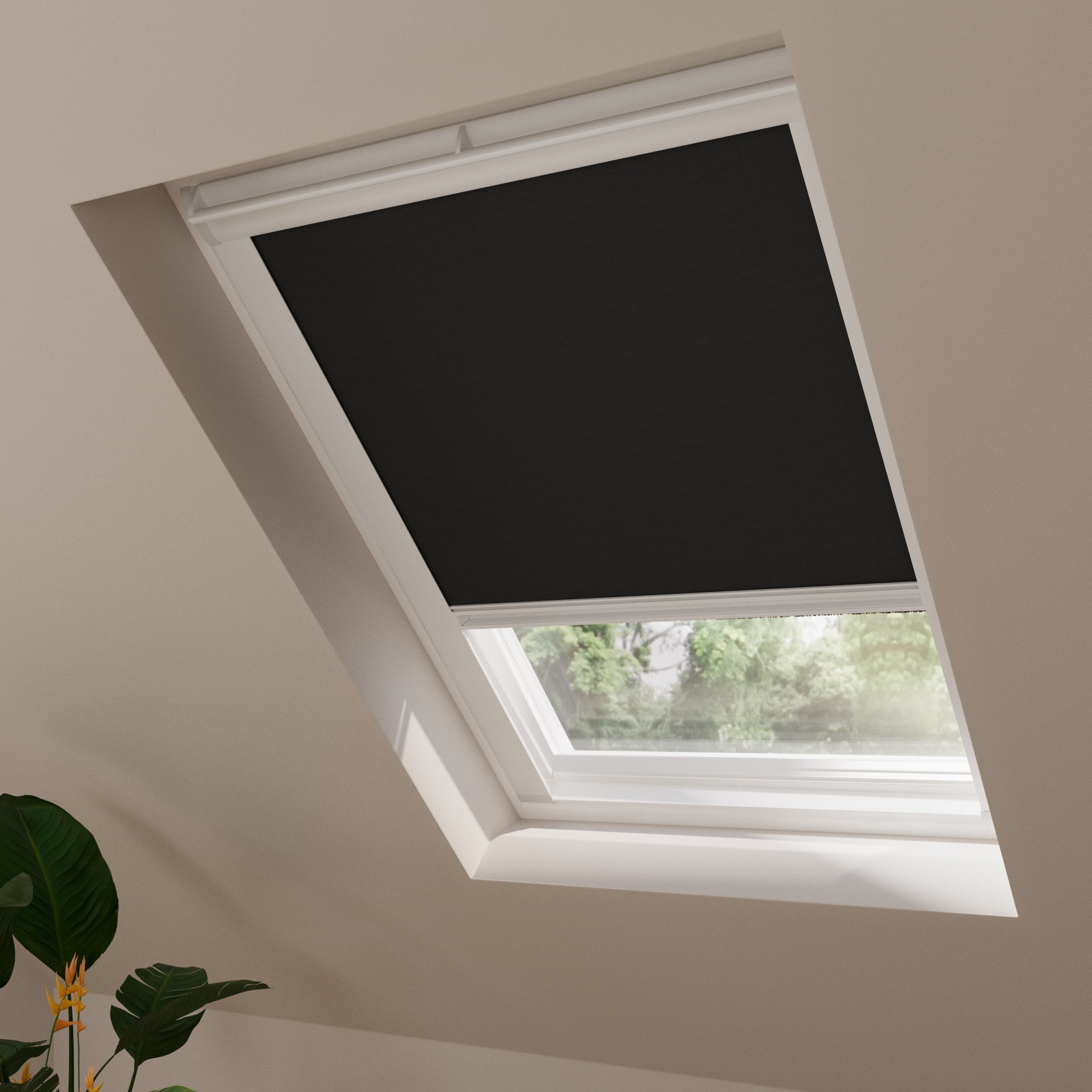 Store de fenêtre de toit - Occultant - Noir - compatible avec Velux ...