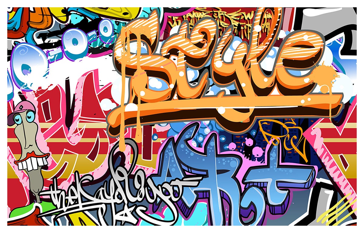 Affiche deco graffiti style - 60x40cm - made in France | Leroy Merlin