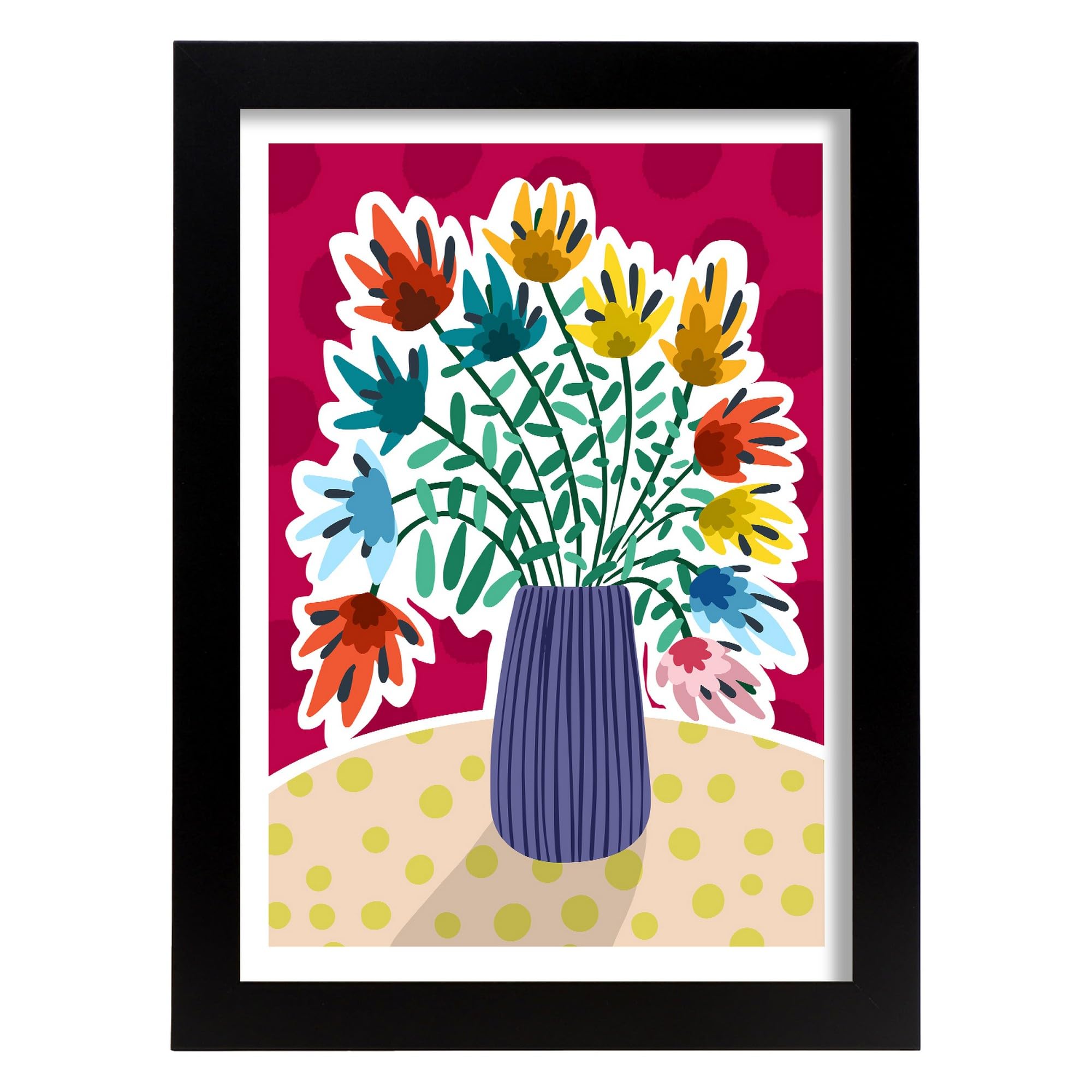 Affiche Fleur De Vase Royy Tableaux Décoratifs Pour Votre Chambre À ...