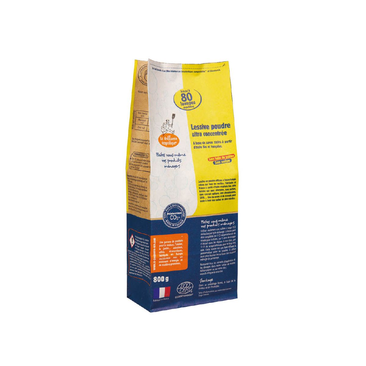 Lessive poudre ultra-concentrée 800 g | Leroy Merlin