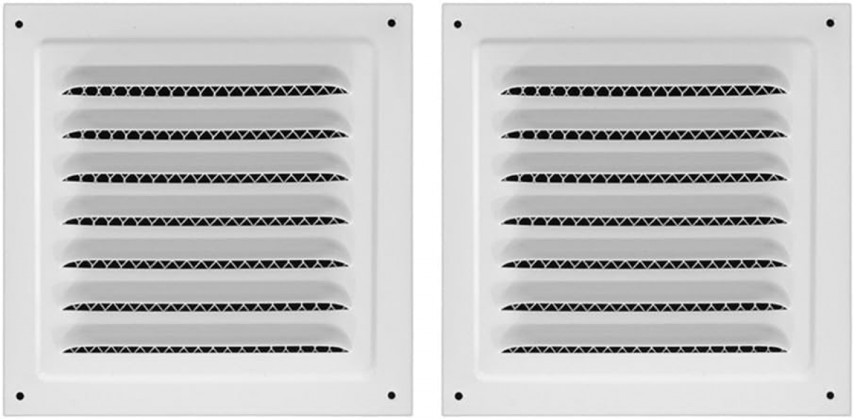 Griglia di ventilazione, uscita aria a lamelle 15 x 15 cm, uscita aria ...