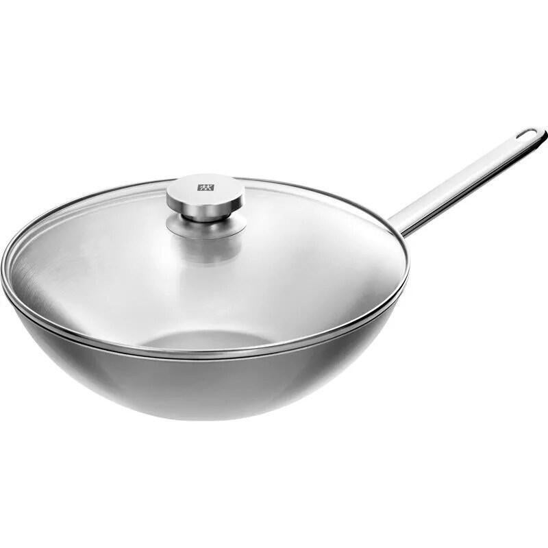 Po le wok avec espace. zwilling plus 40998-030-0 30cm | Leroy Merlin