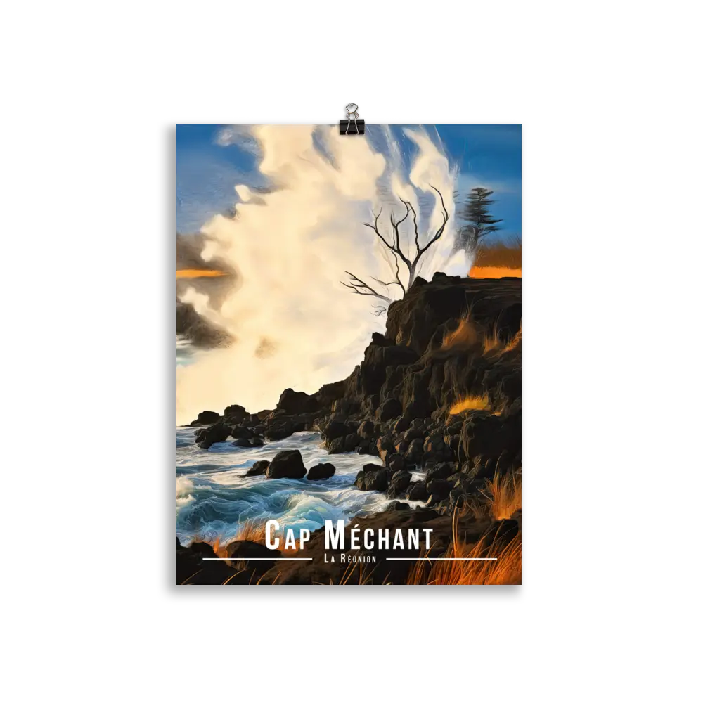 Affiche de La Réunion 'Cap Méchant' | Leroy Merlin