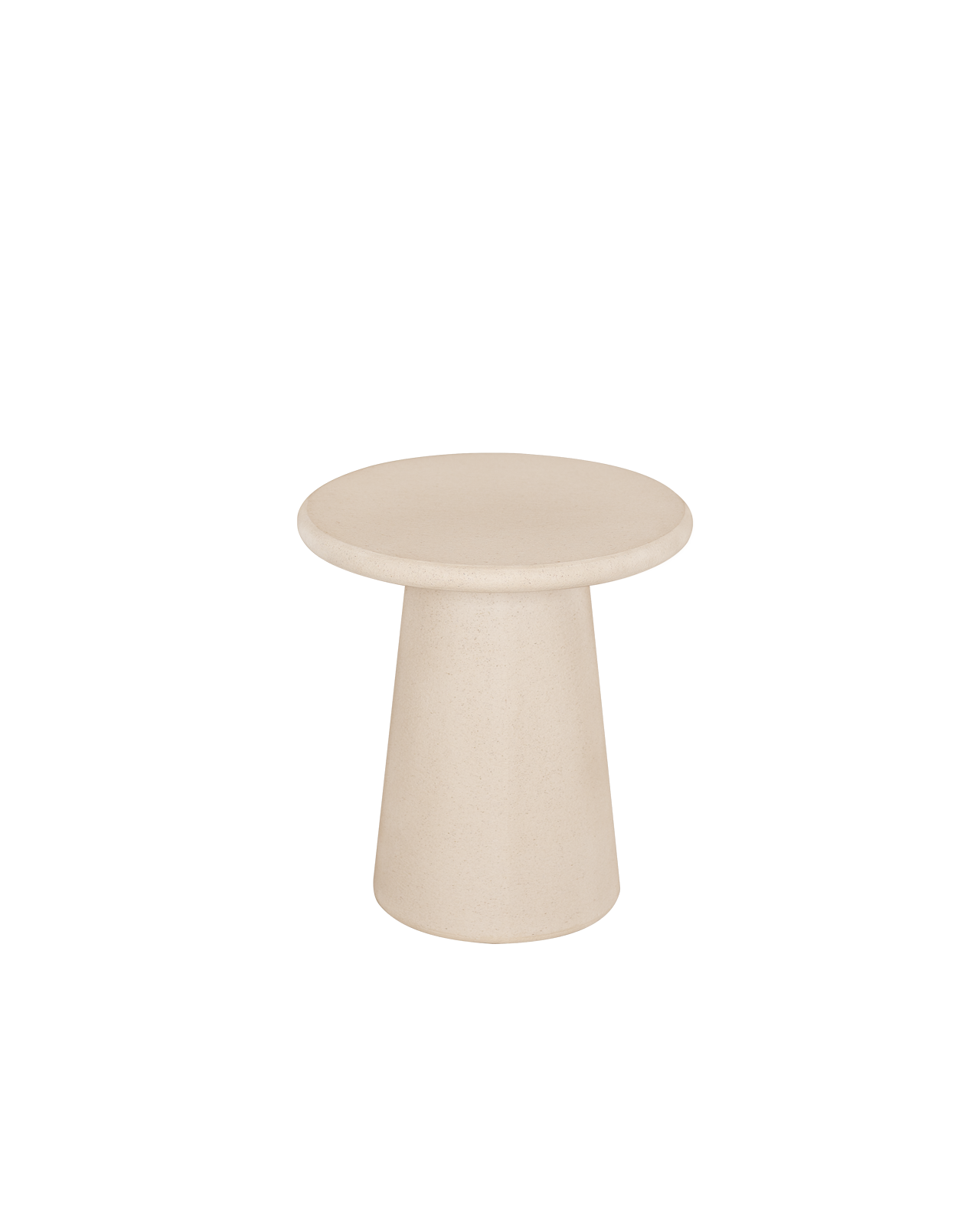 Table d'appoint ronde en microciment beige 45x50cm | Leroy Merlin