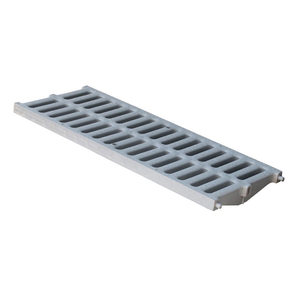 Grille PVC anti-choc renforcée 75KN 200x500mm gris | Leroy Merlin