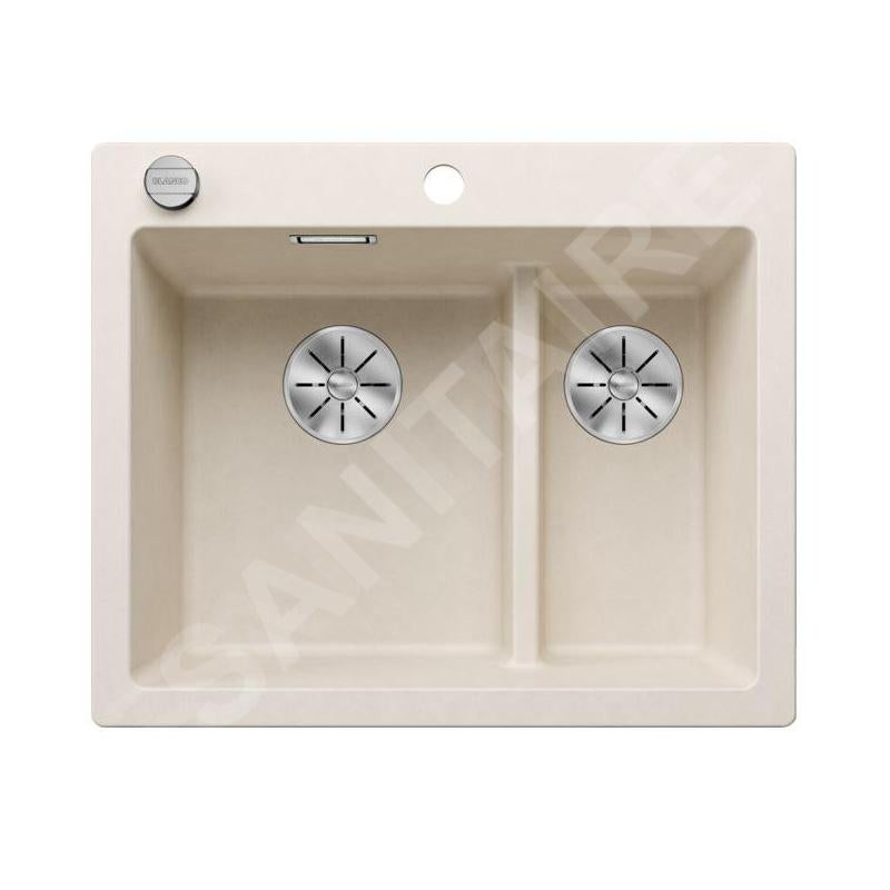 Blanco Pleon 6 Split - Évier en Silgranit, 615x510 mm, avec commande du ...