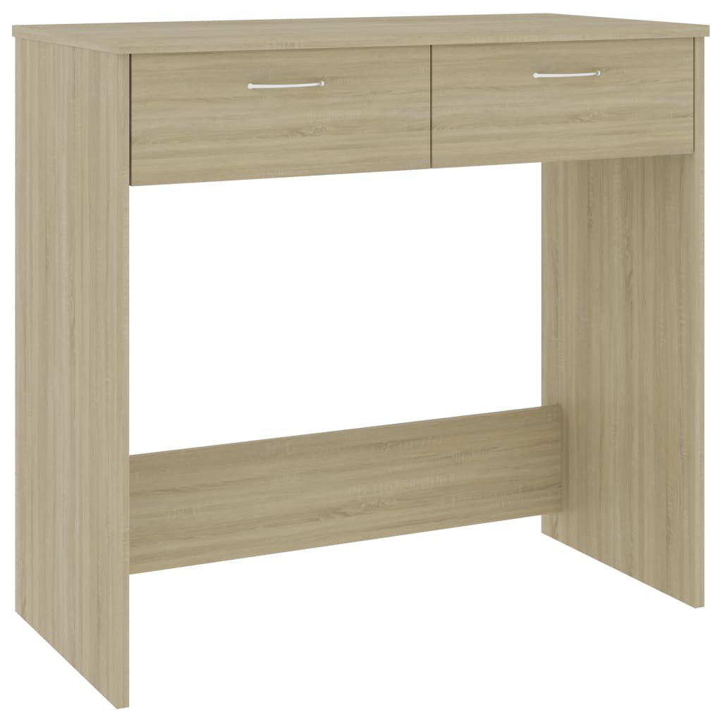 Escritorio madera contrachapada color roble Sonoma 80x40x75 cm | Leroy ...