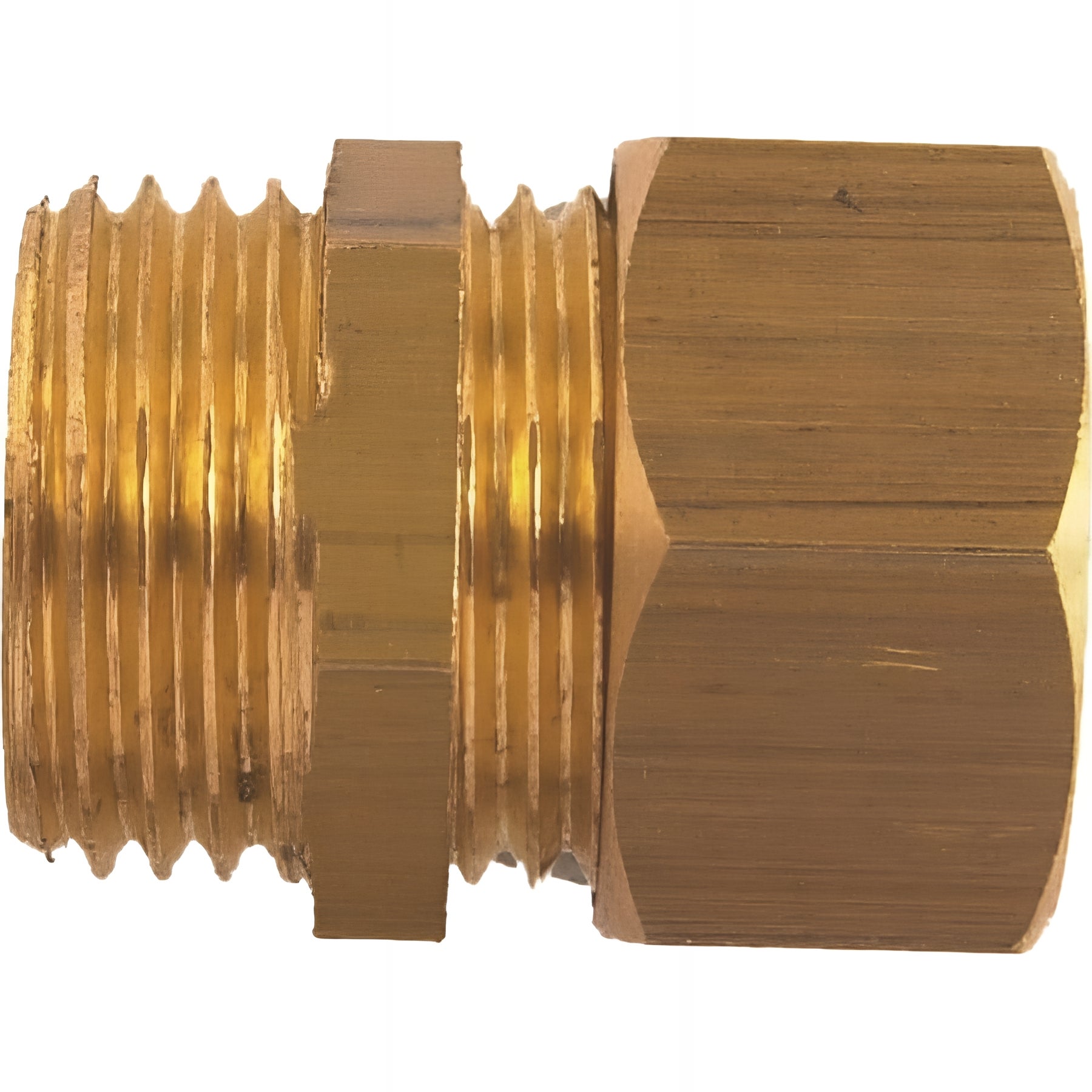 PACK de 10 raccords biconiques laiton male diamètre 1/2" (15x21) pour tube cuivre diamètre 18 ...