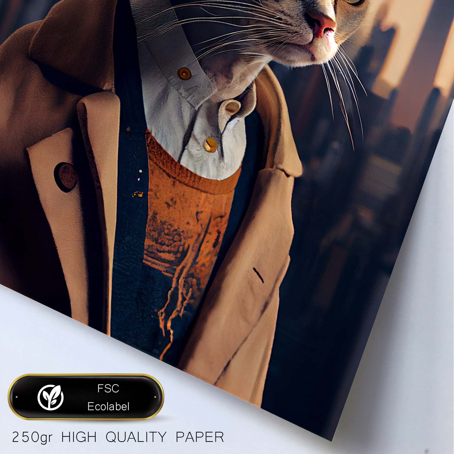 Lámina Gato Colorpoint Compasivo En Fotografía A Todo Color Divertidas ...