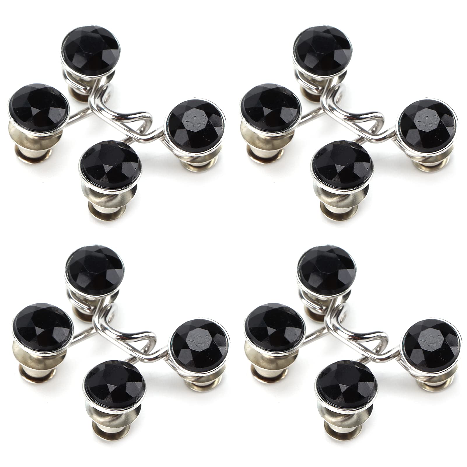 16 botones reutilizables, resistentes y desmontables, con ranura para ...