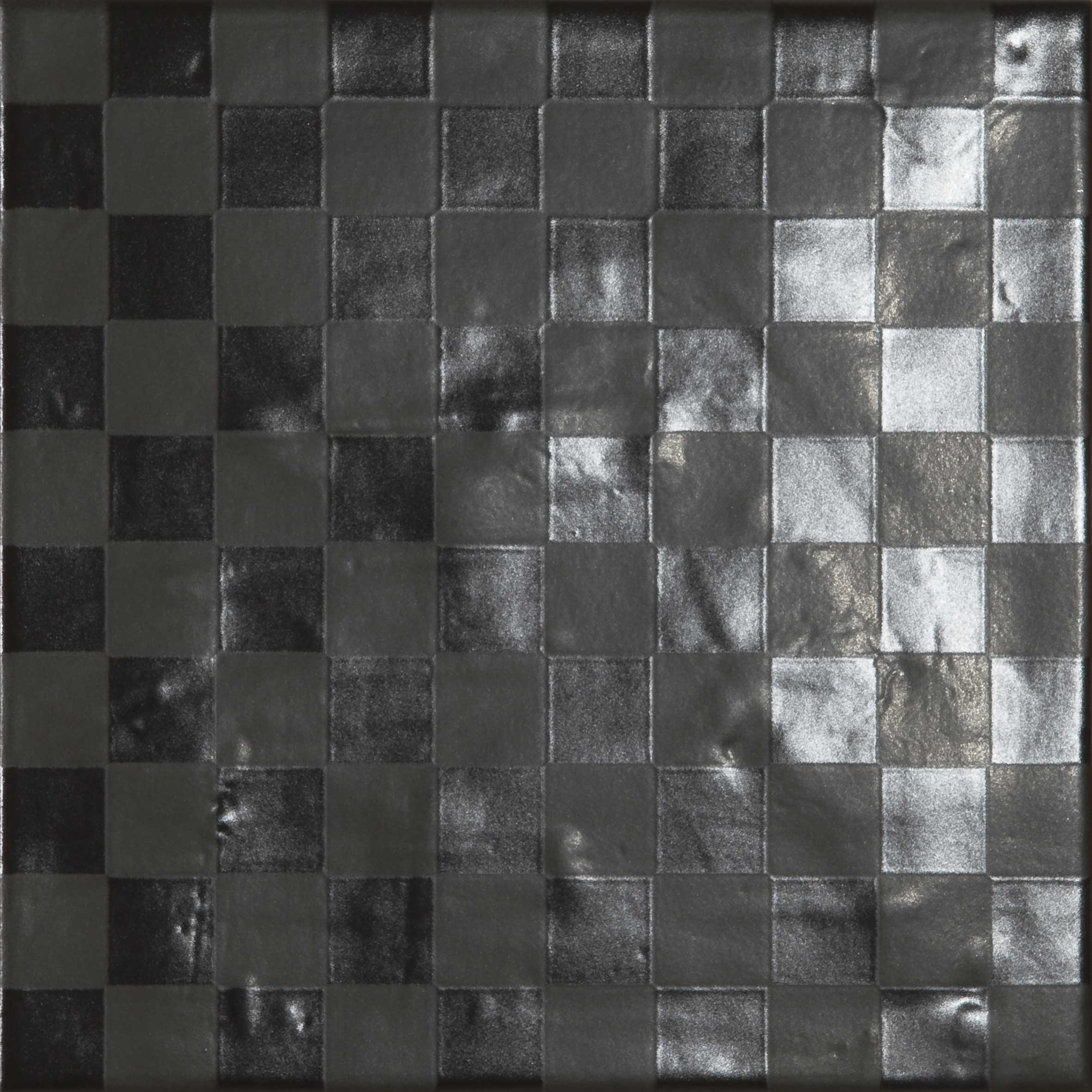 Hydraulique MODENA SCACCHIERE NERO(GPR) 22,5x22,5 Grès cérame pour sol ...