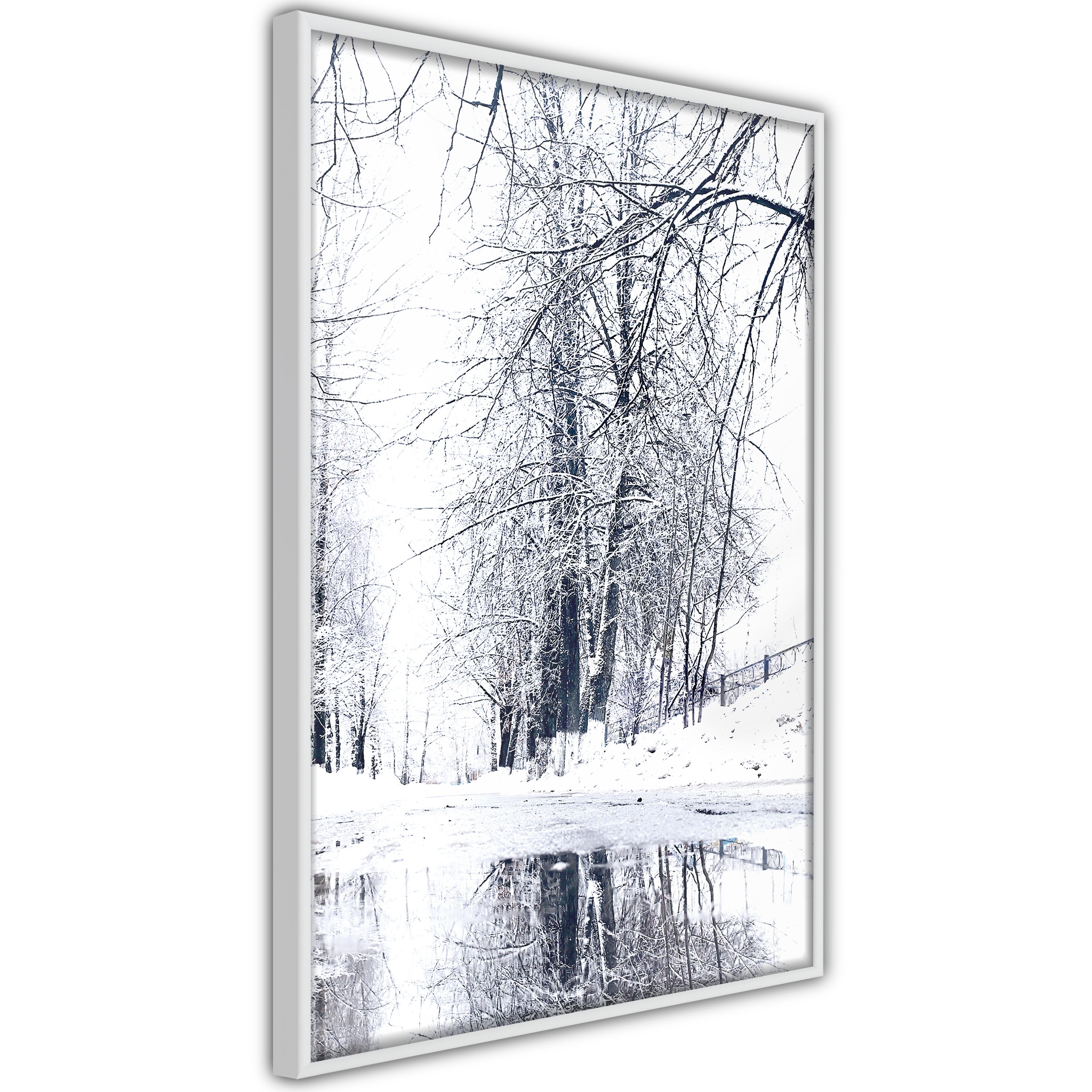 Poster et affiche - Snowy Park - 20x30 | Leroy Merlin