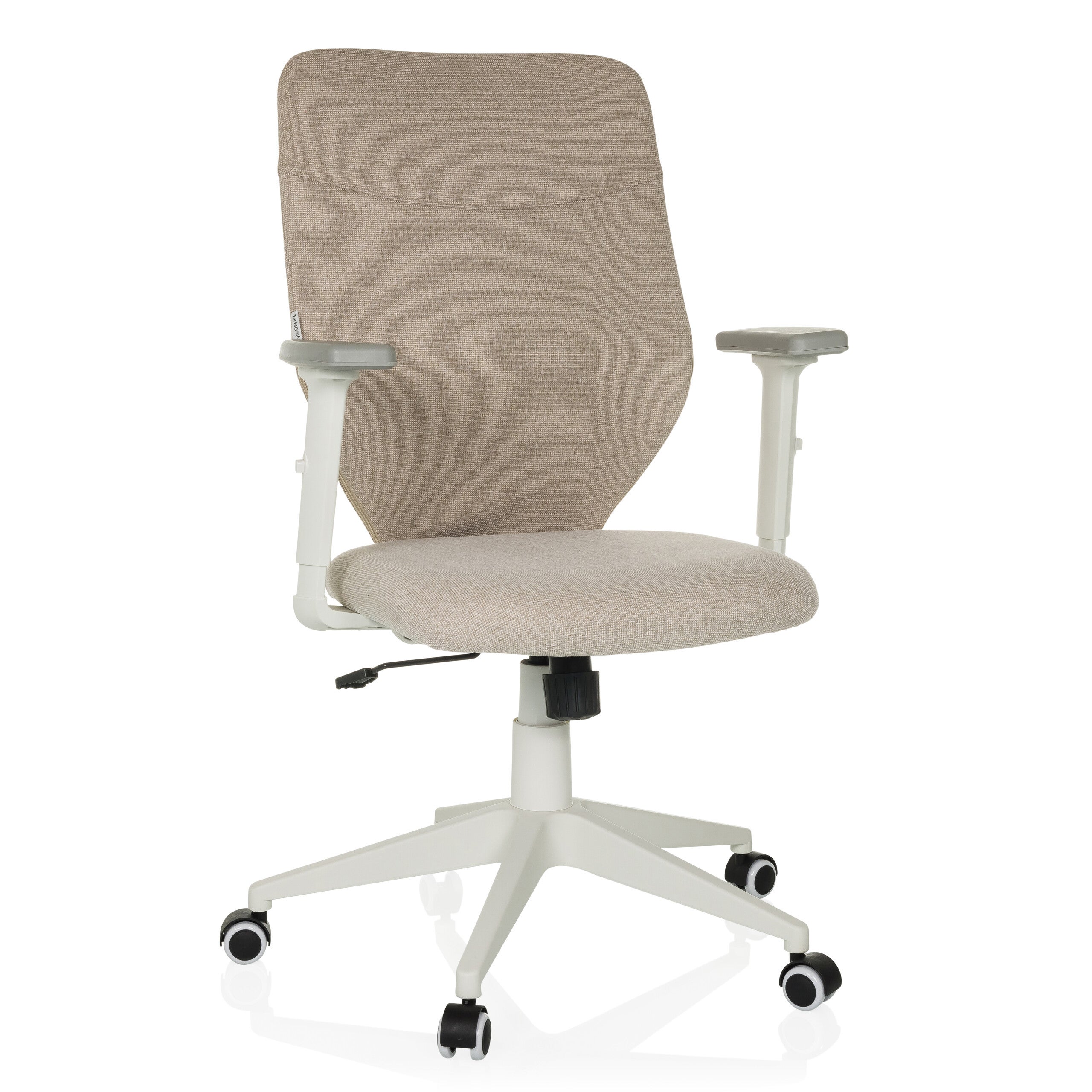 Silla de oficina / silla giratoria COSIO II / tela beige hjh OFFICE ...