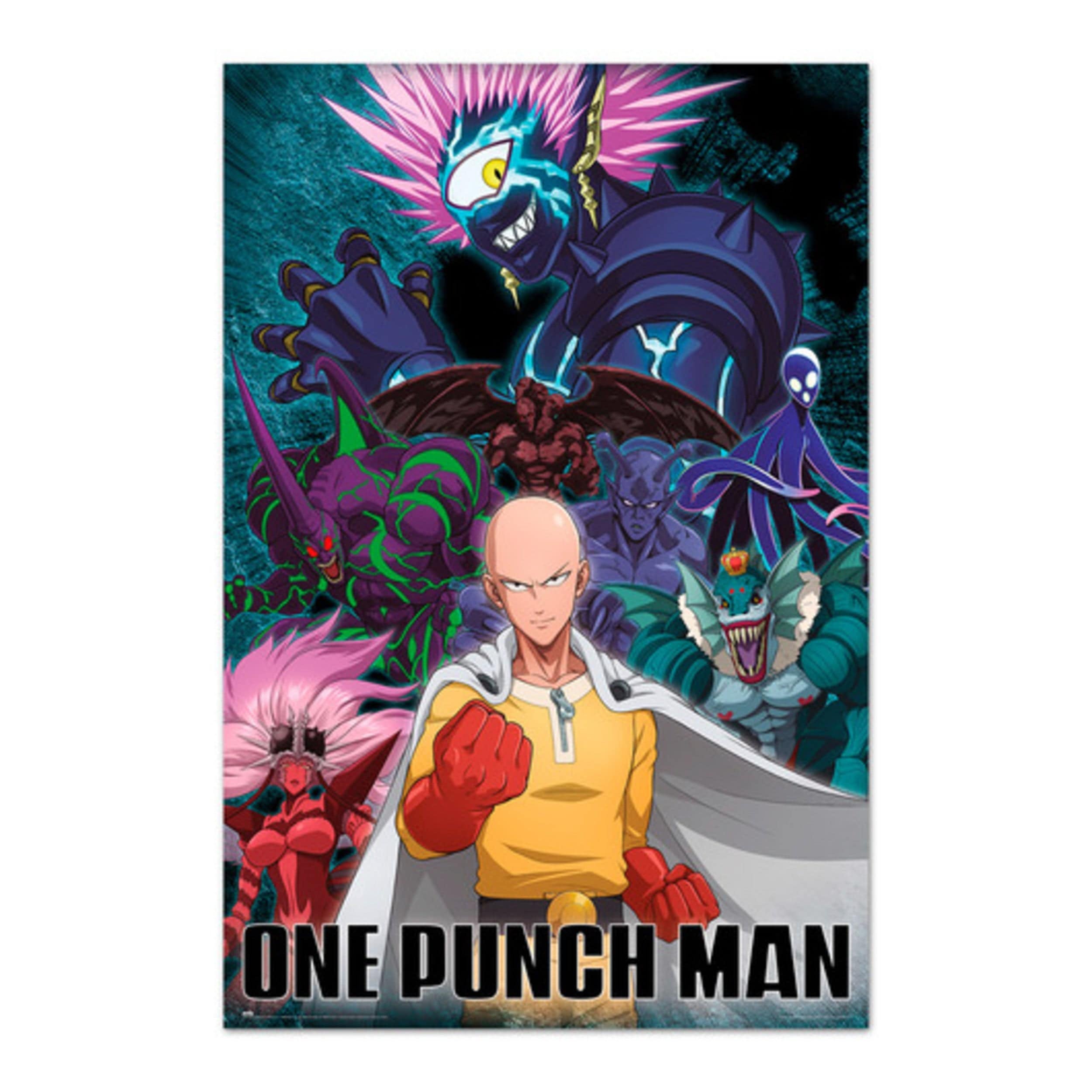 Poster One Punch Man - Saitama vs. Villain 61x91.5cm | Leroy Merlin