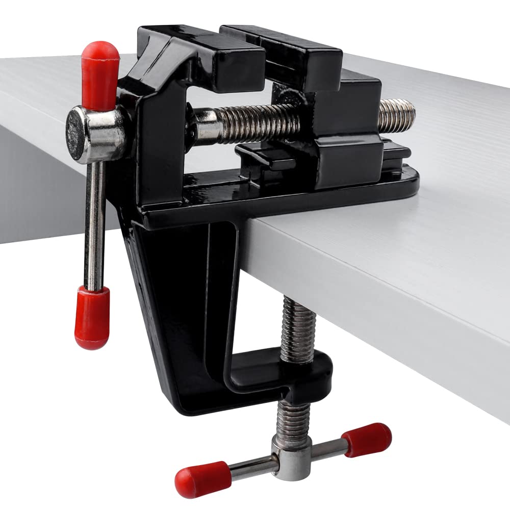 Mini Étau de Table à Pince Universel, Micro Étau d'Établi avec Mâchoire ...